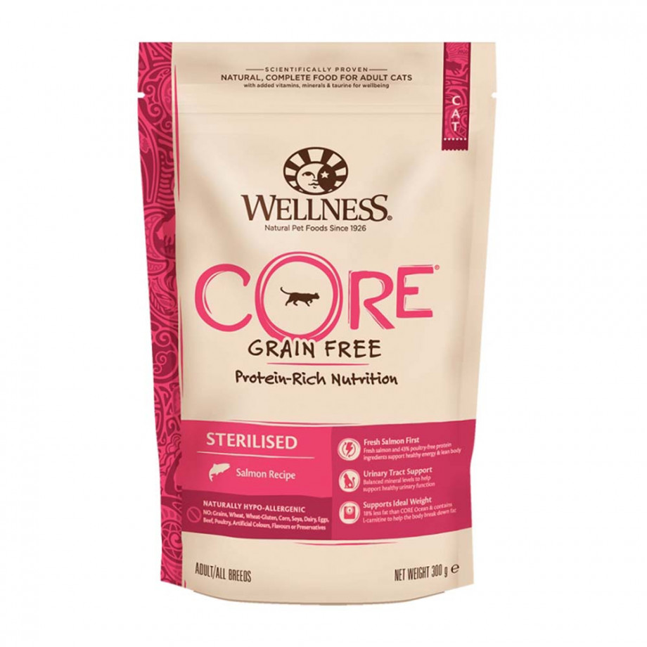 WELLNESS CORE STERILIZED SALMON 300gr - Aigan