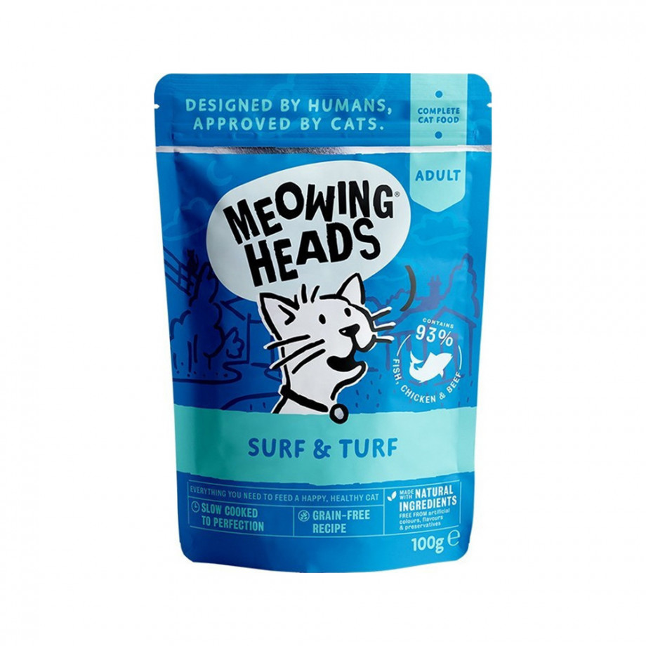 MEOWING HEADS SURF & TURF 100gr - Aigan