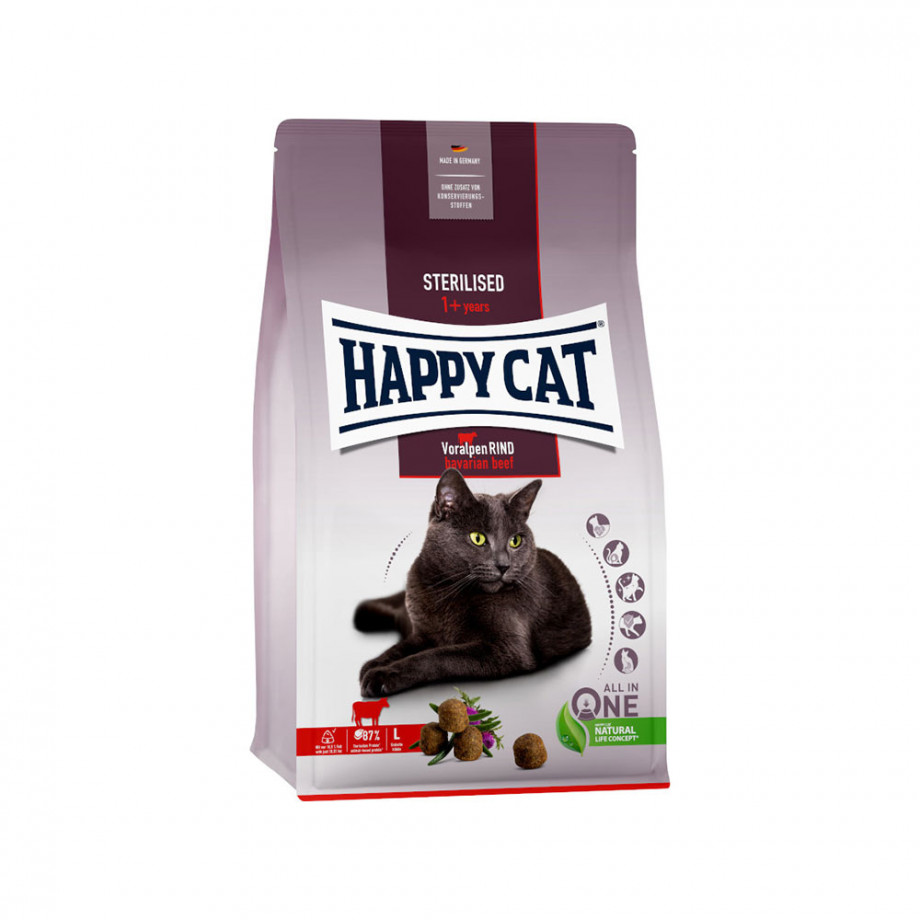 HAPPY CAT SUPREME STERILISED BEEF 10kg - Aigan