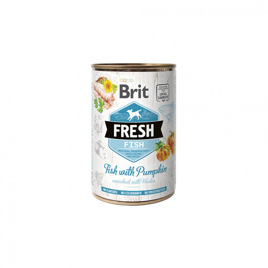 BRIT FRESH FISH WITH PUMPKIN 400gr - Aigan