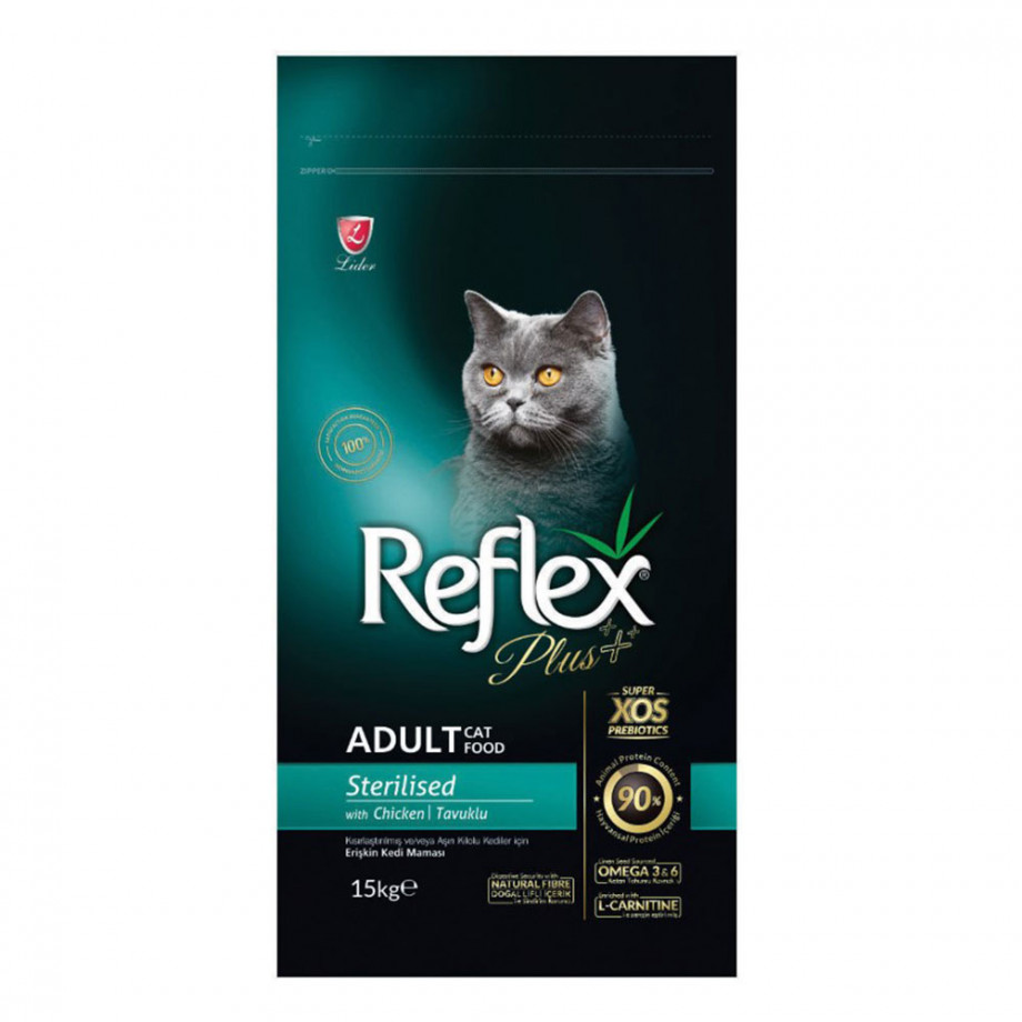 REFLEX ADULT STERILIZED CHICKEN 15kg - Aigan